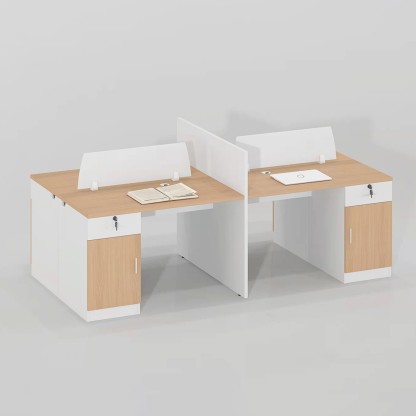 GOF Furniture TC-12524-4 Workstation Engineered Wood Office Table | Makro