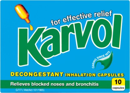 KARVOL KARVOL DECONGESTANT INHALANTION CAPSULES Capsules | Makro