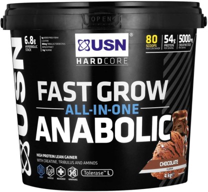 USN Fast Grow All-In-One Anabolic Weight Gainers/Mass Gainers | Makro