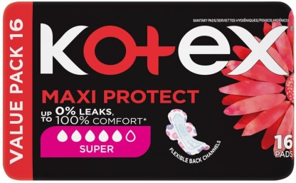Kotex Designer Maxi Pads Super Sanitary Pad | Makro