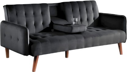 ST Sleeper Couch Linen 3 Seater Sofa | Makro