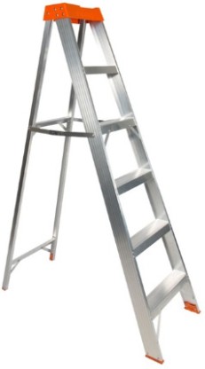 Badger Aluminium Step Ladder 6 Step 150 kg 1800 mm Aluminium Ladder | Makro