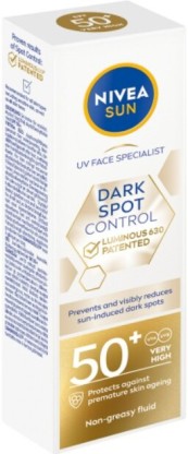 Nivea Sunscreen - SPF 50+ Sun Spot Control Face Cream SPF50 | Makro
