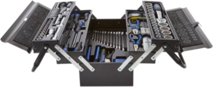 Pro Tools Tools Kit Set with Metal Case 85 Pieces Tool Box | Makro