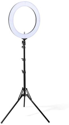 18" LED Ring Light With Stand ZAR64 Circular Incandescent Tube Light ...