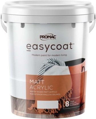 Promac Easy Coat Matt Walls & Ceiling White White Emulsion Wall Paint ...