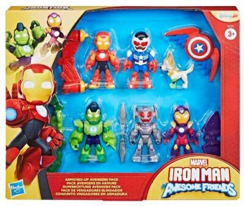 Marvel IRON MAN AND FRIENDS ARMORED UP AVENGERS PACK | Makro
