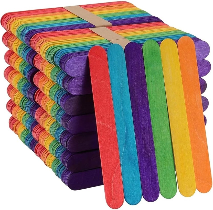 Generic Colored Popsicle Sticks for Crafts | Makro