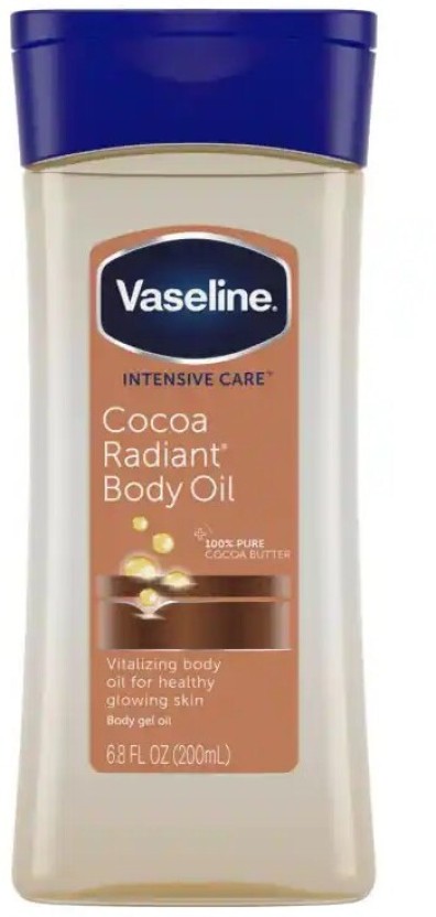 Vaseline Intensive Care Cocoa Radiant Body Gel Oil (200ml) Radiant Body ...