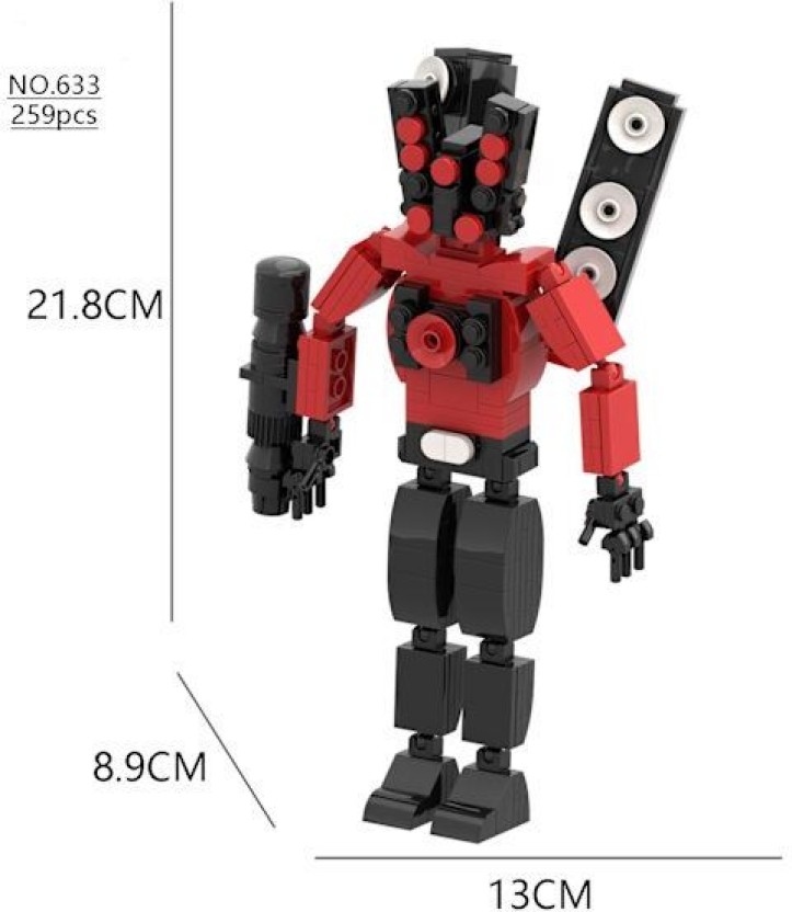 Max (Titan Sound Man B)Monitor vs Toilet Man's Building Block Toy Model ...
