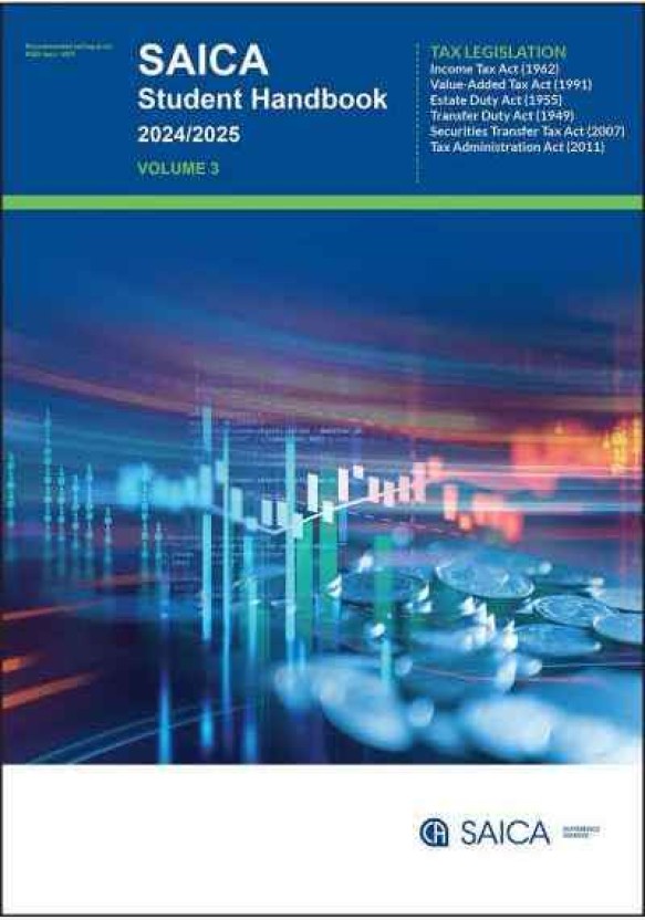 SAICA Student Handbook 2024 – 2025 Volume 3 by LexisNexis Editorial ...