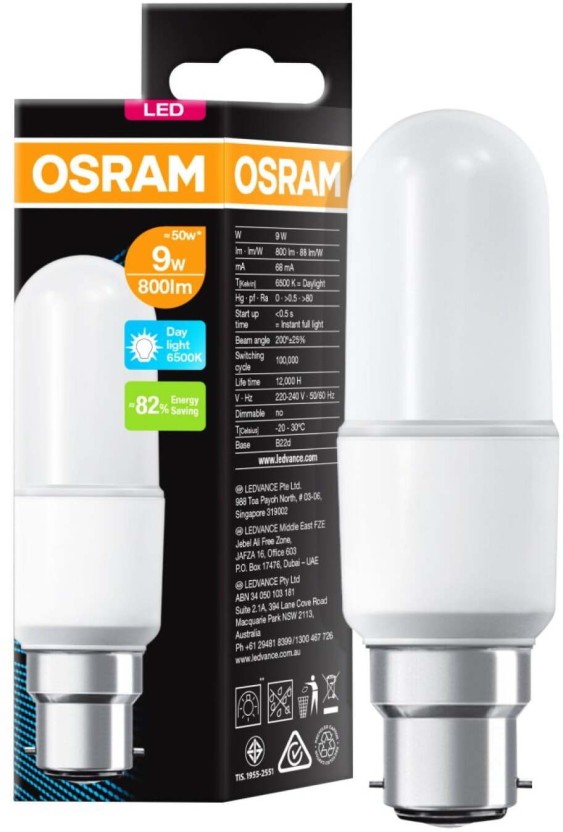 Osram 9 W Capsule B22 D LED Bulb | Makro
