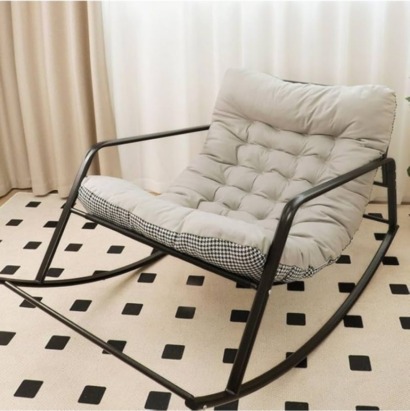 Generic Modern Metal Frame Rocking Foldable Chair | Makro
