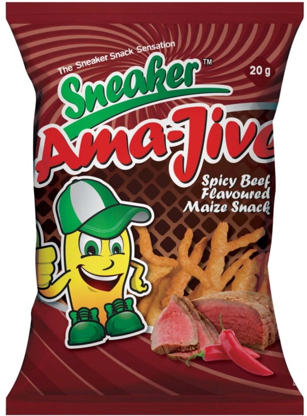Sneaker Nax Amajive Spicy Beef Flavoured Maize Snack Chips | Makro
