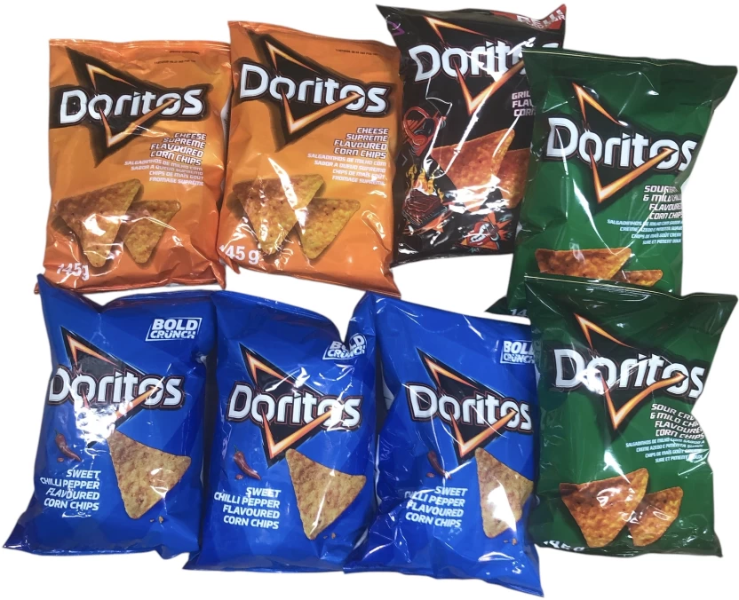 Doritos 8 Mix Flavours Chips 145g Chips | Makro