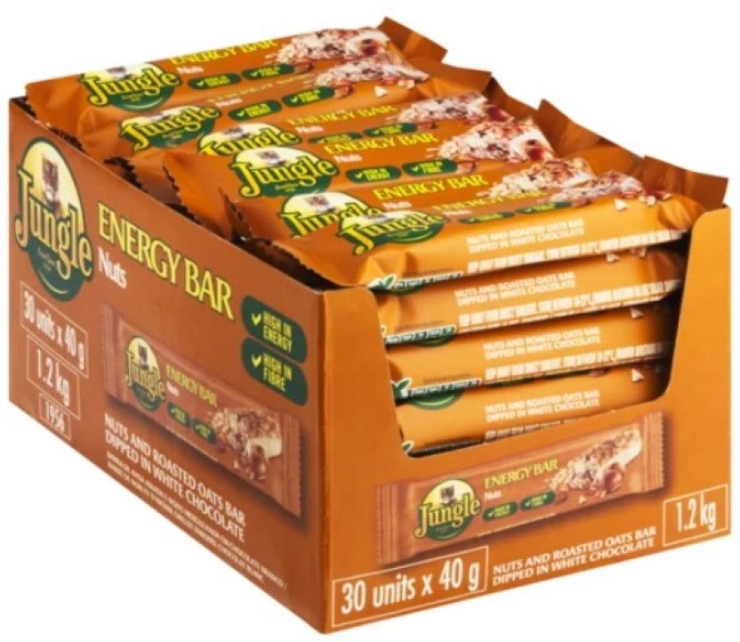 Jungle Nuts Energy Milk Chocolate Bars | Makro