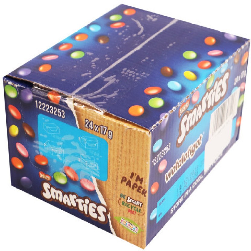 Nestlé SMARTIES Mini – 24 Pack of 17g Milk Chocolate Bars | Makro