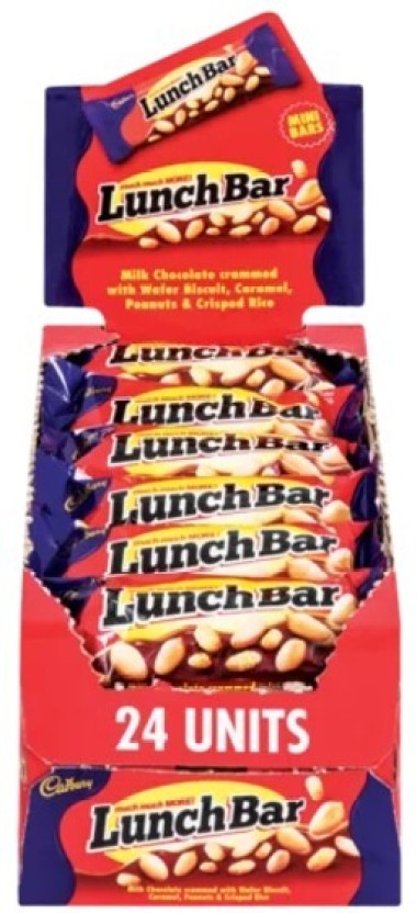 Cadbury Mini Lunch - 24 x 23g in a box Milk Chocolate Bars | Makro