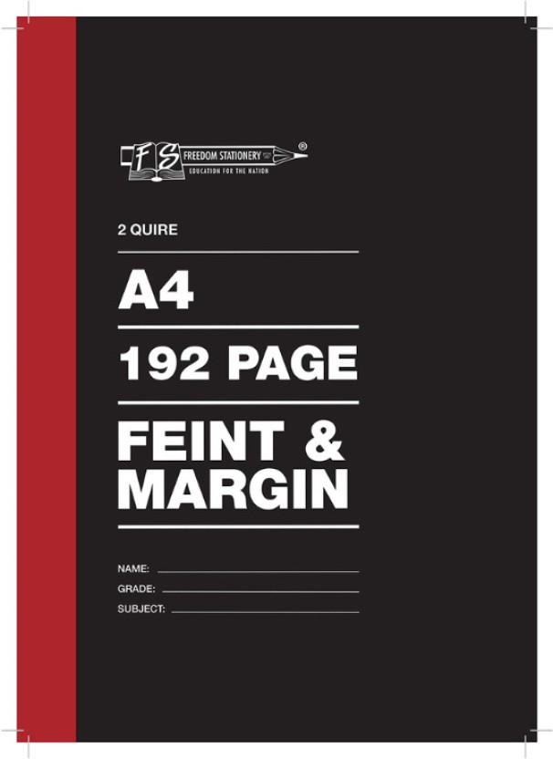 Marlin A4 192pg Hardcover Book A4 Notebook A4 2 Quire 192pg Hardcover ...