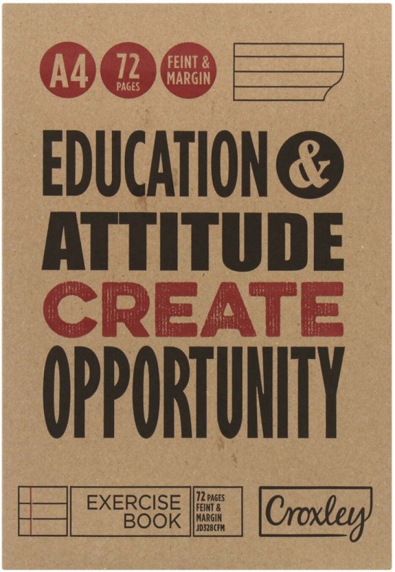 Croxley Exercise Book A4 Notebook Feint | Makro