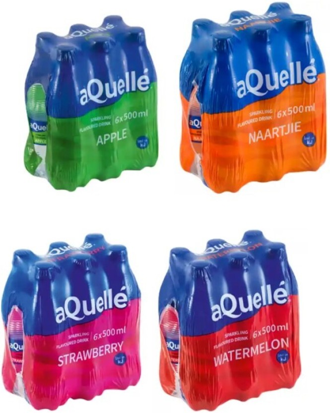 aQuelle Flavoured Sparkling Water Combo – 24 x 500ml | Makro