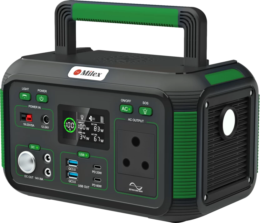 Milex Portable Power Station 300 W 12 V Battery Generator | Makro