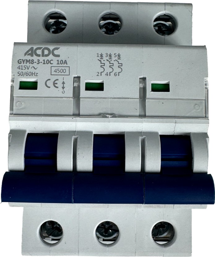 ACDC Top Hat Vertical, Horizontal Miniature Circuit Breakers | Makro