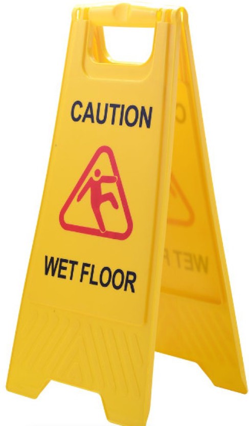 Signage Caution Wet Floor Emergency Sign | Makro