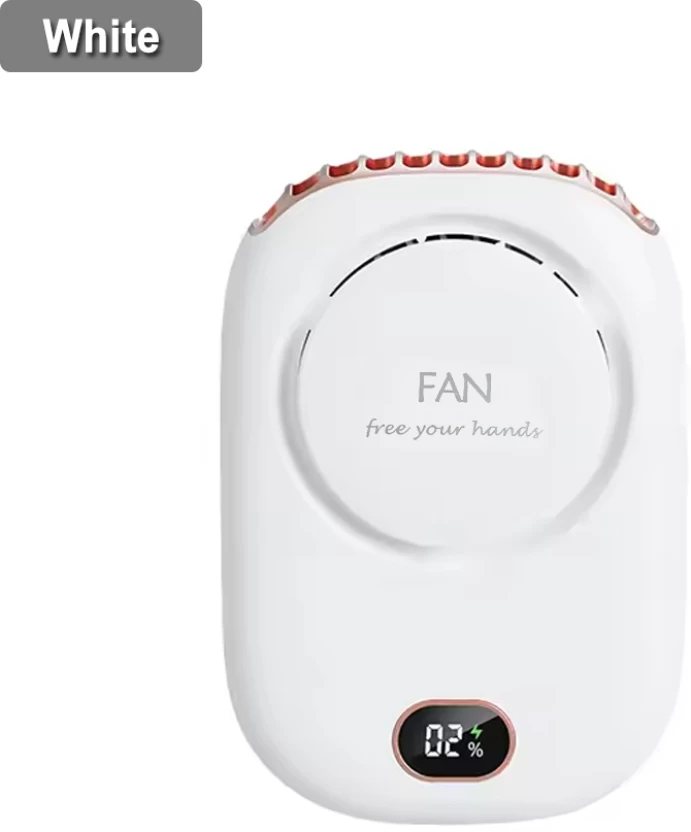 Huanix Portable fan Mini Fan Waist Clip Fan,White 1200 mm Silent ...