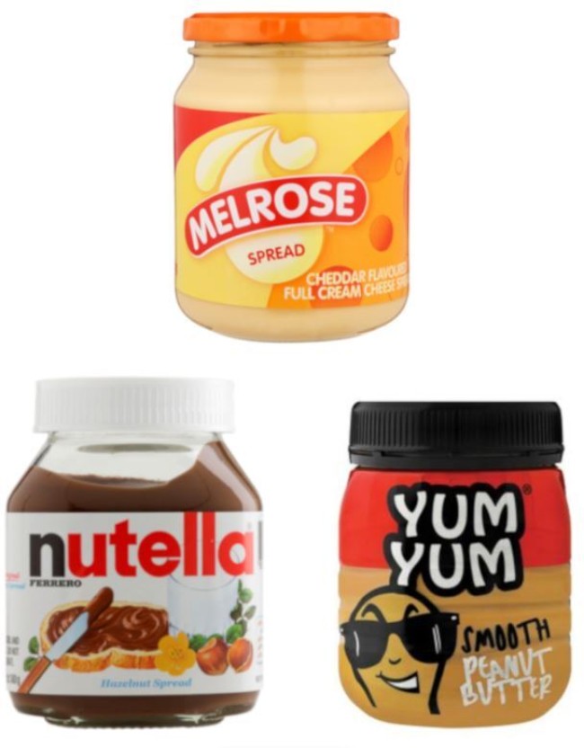 Melrose Cheese spread, chocolate spread, peanut butter Edible Combo | Makro