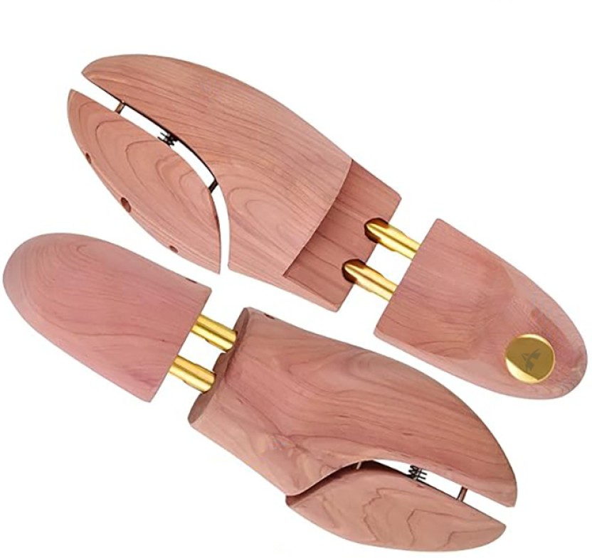 ALANES 1 Pair Men's Wooden Shoe Trees Large Split Toe Shoe Stretchers ...