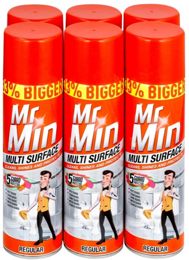 Mr Min Multi Surface Regular Furniture Polish for Metal, Plastic, Stone ...