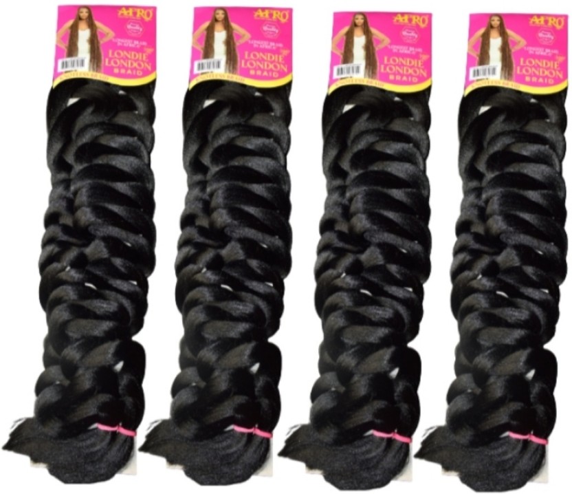 afrotex 4 x Londie London Braid 100'' - Colour #2 Hair Extension | Makro