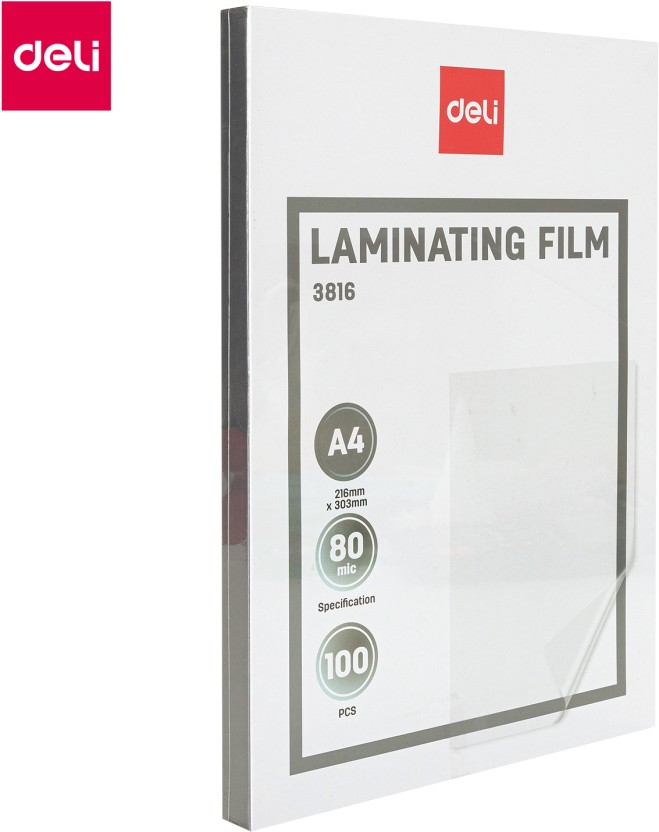 DELI Stationery E3816 160 Mic (80+80) A4 Laminating Sheet | Makro