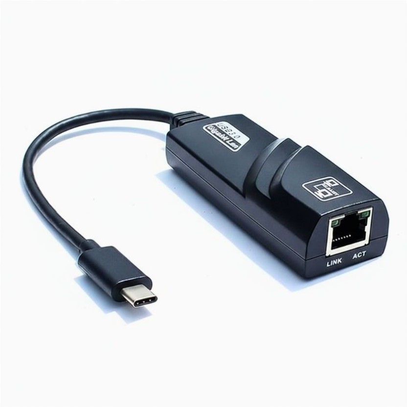 eTROX Type-C to RJ45 Gigabit Ethernet Adapter – Ultra-Fast Gigabit ...