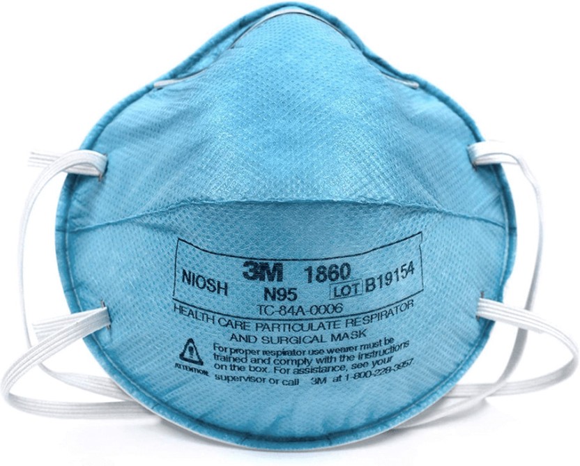 3M 1860 N95 Masks (Box of 20 Masks) 3M Half Mask | Makro
