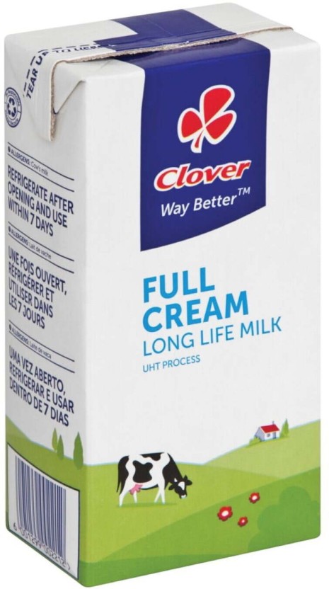Clover Full Cream Long Life Milk, Plain Flavour | Makro