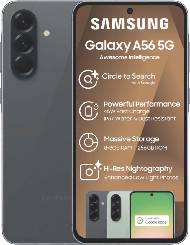 Samsung Galaxy A56 (Awesome Graphite, 256 GB) | Makro