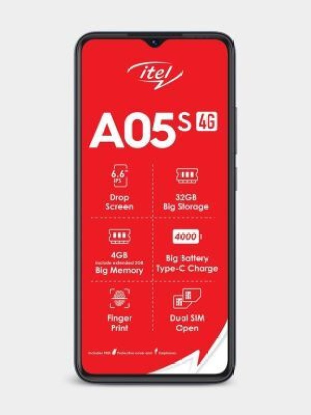 Itel A05S 4G (Nabula Black, 32 GB) | Makro