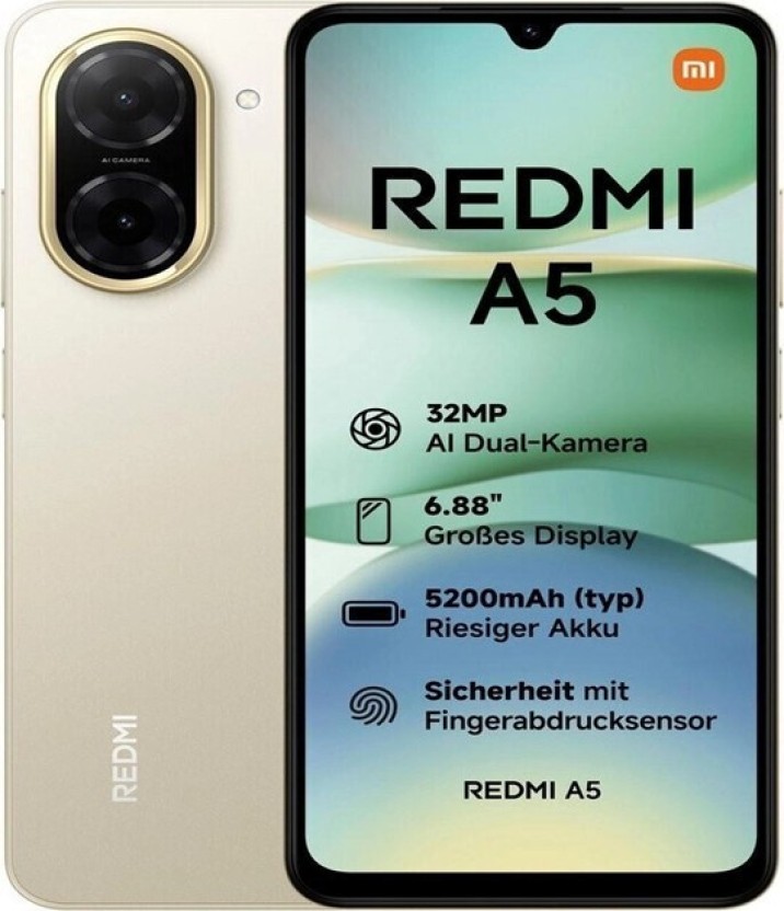 Xiaomi Redmi A5 (Sandy Gold, 128 GB) | Makro