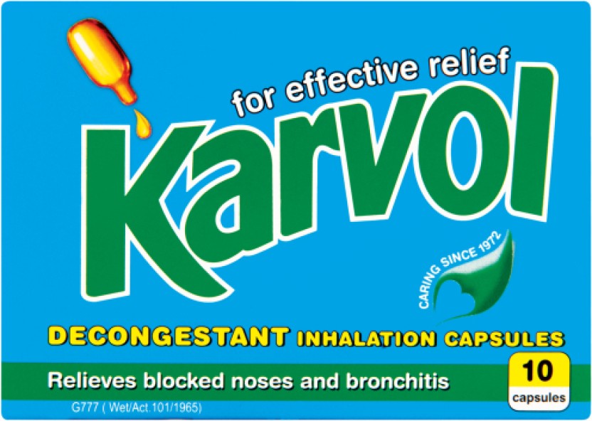 KARVOL KARVOL DECONGESTANT INHALANTION CAPSULES Capsules | Makro