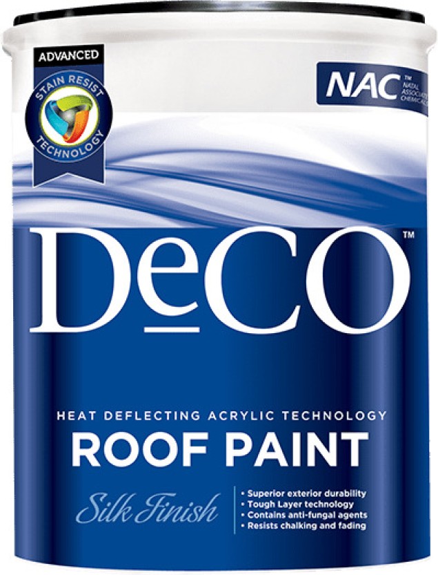 Deco Roof Paint 5 Litre- 5L - White | Makro