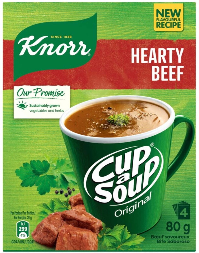 Knorr Hearty Beef Cup A Soup | Makro