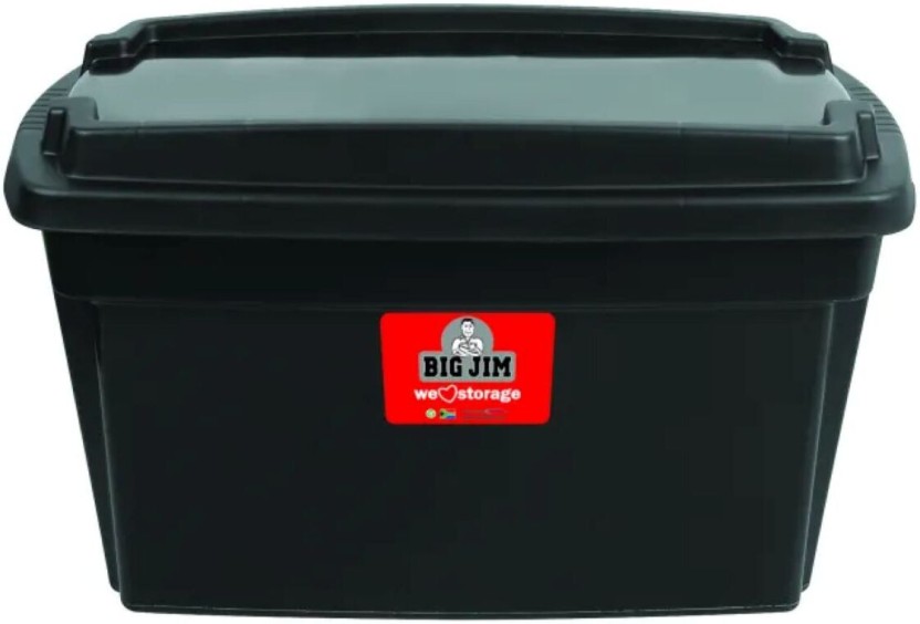 Big Jim 2 x Black Storage Box - 30 Litre Storage Box | Makro