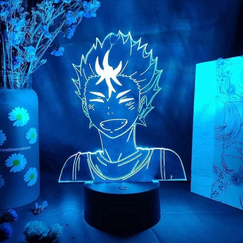 Huanix Remote Control Night Light Lamp 3D LED Night Light Anime Haikyuu ...