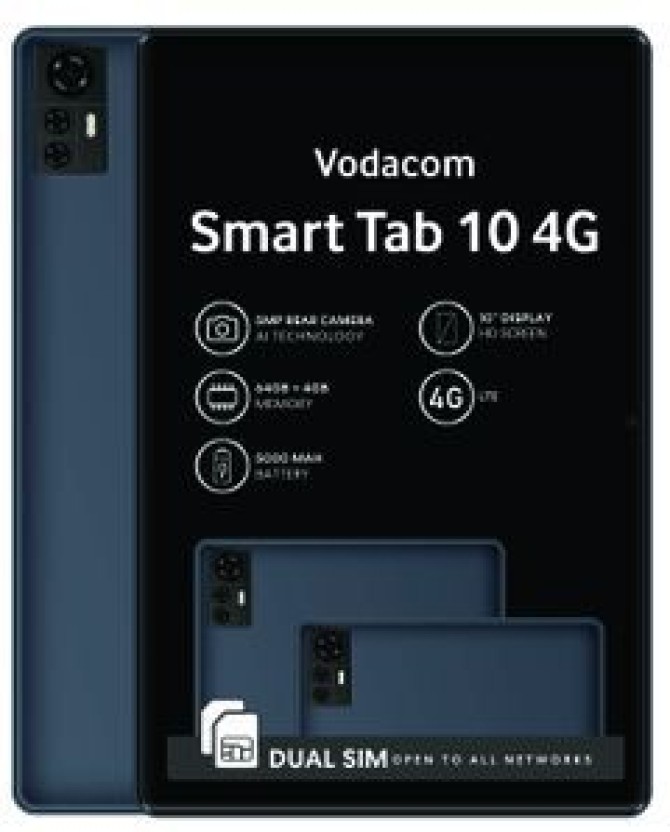 Vodacom Smart TAB 10 64GB Android 4 GB RAM | Makro