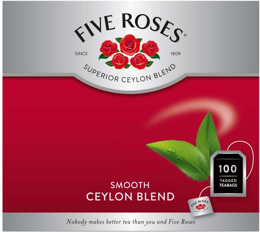 Five Roses Smooth Ceylon Blend Black Tea Box | Makro