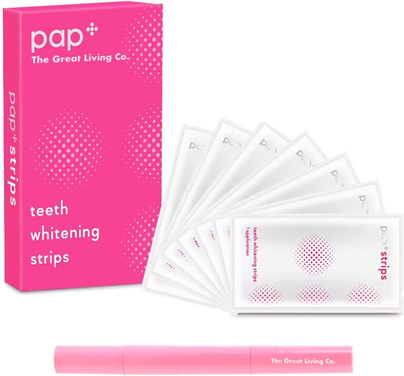 The Great Living Co. Advanced Teeth Whitening Strips 28 Pcs & Teeth ...