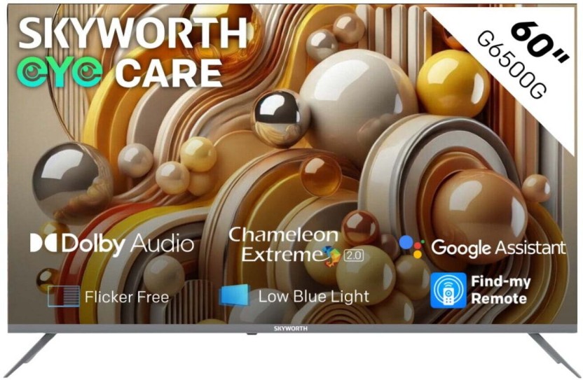 Skyworth 152 cm (60 inch) LED Ultra HD (4K) Google Smart TV | Makro