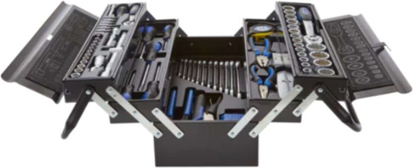 Pro Tools Tools Kit Set with Metal Case 85 Pieces Tool Box | Makro
